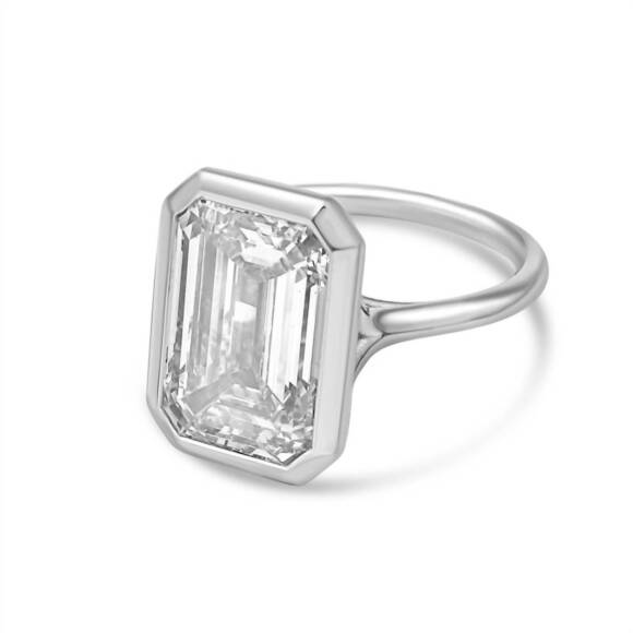 DIANA M JEWELS | Jewelry | New Diana M Jewels Bezel Solitaire Ring With ...